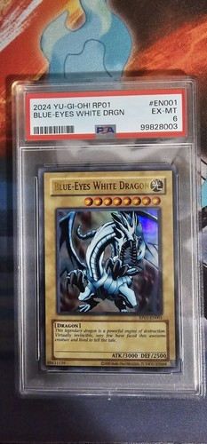 PSA 6 blue-eyes White Dragon RP01-EN001 | eBay
