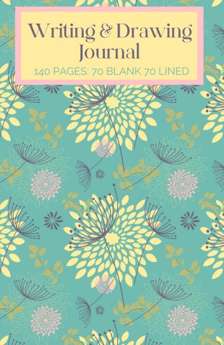 Writing & Drawing Journal: Dual Notebook with Alternate Blank and Lined ...
