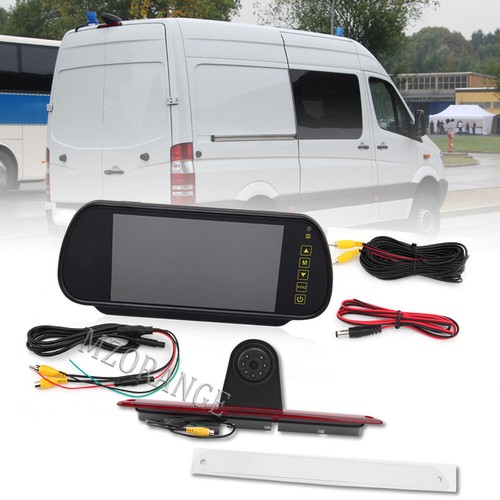 3rd Brake Light Backup Camera With Monitor For Mercedes-Benz Sprinter ...