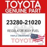 23280-21020 Toyota OEM Genuine REGULATOR ASSY, FUEL PRESSURE | eBay