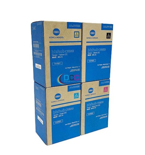Genuine Konica Minolta TNP80 CMYK Toner Cartridges Set Bizhub C3320i ...