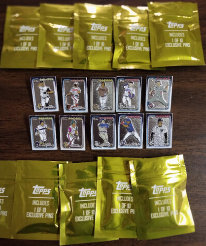 2024 Topps Update Super Box Enamel Pin Complete Set of 10 Skenes ...