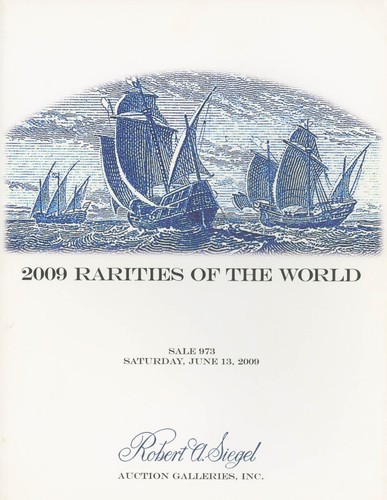 2009 Rarities of the World, R. A. Siegel, Sale #973, June 13th, 2009 | eBay
