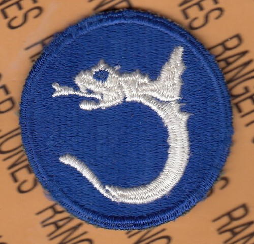 WWII US Army 130th Infantry Division PHANTOM GHOST ~2.5" patch c/e B | eBay