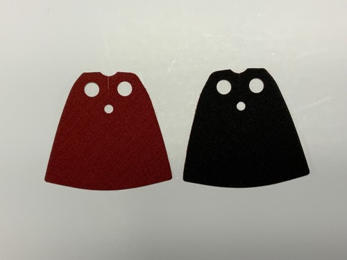LEGO (1) NEW Red/Black Cape CLOTH ONLY for Minifigure lor066/hol063 ...