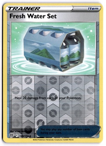 Pokemon TCG Fresh Water Set 139/172 Reverse Holo Brilliant Stars NM/M ...