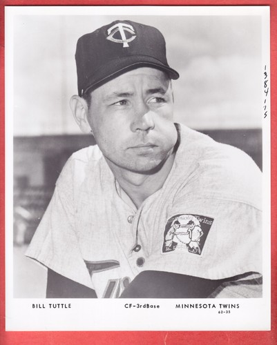 1962 MINNESOTA TWINS 8 X 10 GLOSSY TEAM ISSUE BILL TUTTLE | eBay