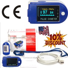 CONTEC Fingertip No Probe Included Pulse Oximeters for sale | eBay