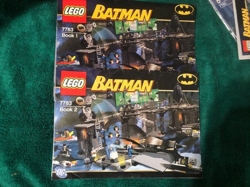 Lego 7783 manual instructions set books 1 and 2 good condition complete ...