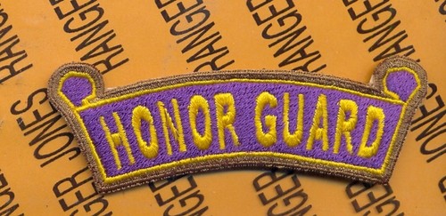 US Army Ground Headquarters GHQ HONOR GUARD arc tab patch #2 | eBay