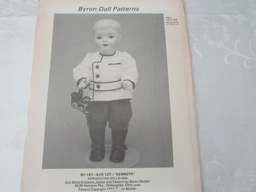 Byron Doll Patterns "Kenneth" BY 147 KR 127 Fits 15.5Inch Doll | eBay