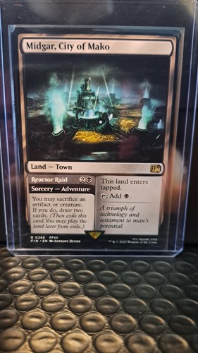 MTG Final Fantasy - Midgar, City Of Mako #286 (Rare Land - Town) | eBay