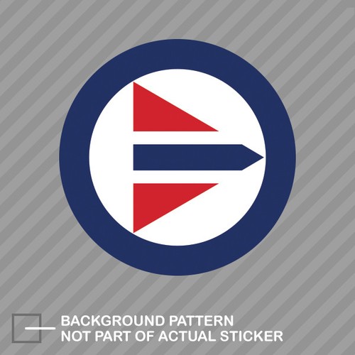 Royal Norwegian Air Force Roundel Sticker Decal Vinyl RNoAF Norway NOR ...