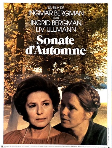 Ingrid Bergman Liv Ullmann AUTUMN SONATA Ingmar Bergman 1978 FRENCH ...