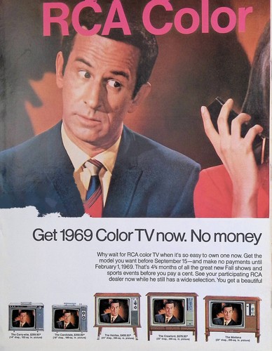 Print Ad 1960's Get Smart Don Adams Barbara Feldon RCA Victor Color ...