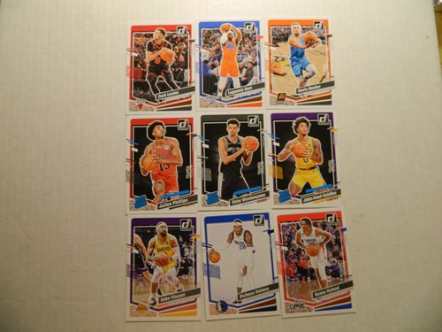 2023-24 Donruss NBA Base & Rated Rookie Cards # 1 - 250 U Pick Finish ...