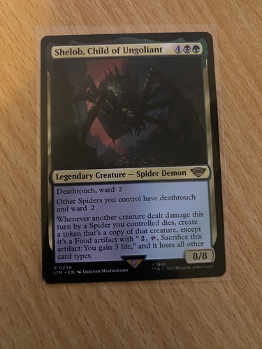 Shelob, Child of Ungoliant - #230 - The Lord of the Rings - MTG | eBay UK