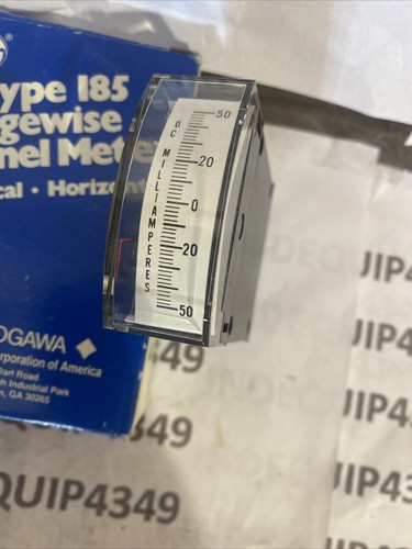 YOKOGAWA+TYPE+185+EDGEWISE+PANEL+METER+185111FX-150 for sale online | eBay