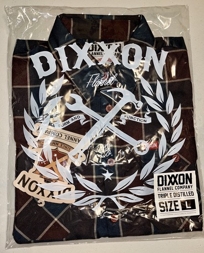 DIXXON Triple Distilled Irish Flannel - BNIB Mens Size L | eBay