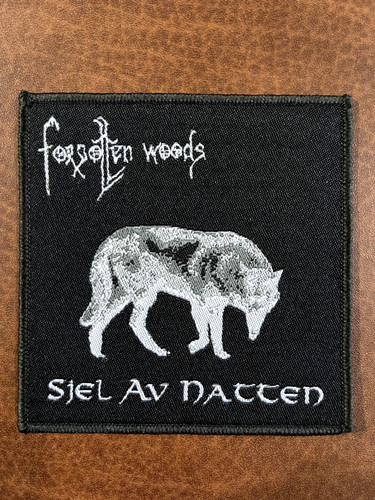 FORGOTTEN WOODS, SEW ON BLACK BORDER WOVEN PATCH | eBay