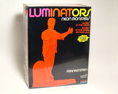 Monogram 1619 Luminators Neon Monster Glow Frankenstein Plastic Figure ...