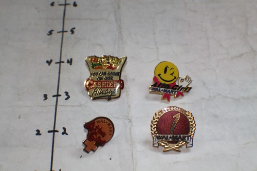 Walmart Associate Pins (Lot Of 4) (2 Atta Girls) (1 Assoc. 1) (Count On ...