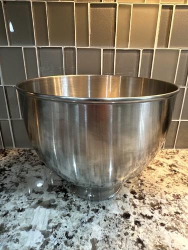 KitchenAid Stand Mixer K45 Metal 4.5 Quart Mixing Bowl With Twist Lock ...