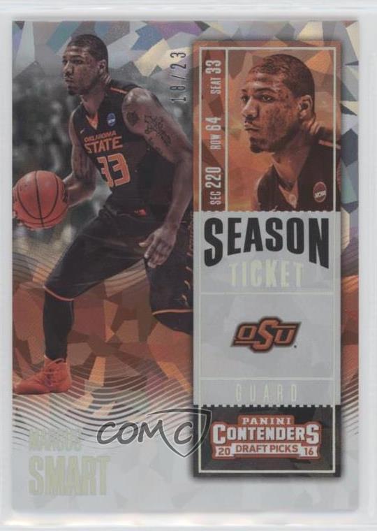 Marcus Smart 2016 Contenders Draft Picks #65 Cracked Ice Ticket /23 ...