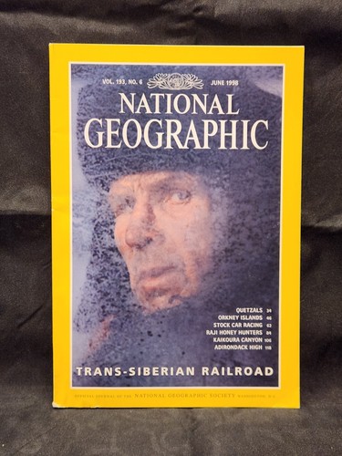 National Geographic Magazine June 1998 Volume 193 #6 Trans-Siberian ...
