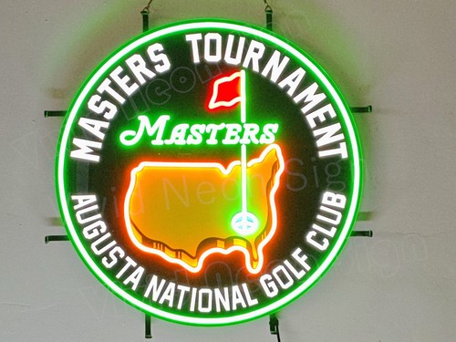 Masters Tournament Augusta National Golf 24" Vivid LED Neon Sign Lamp ...