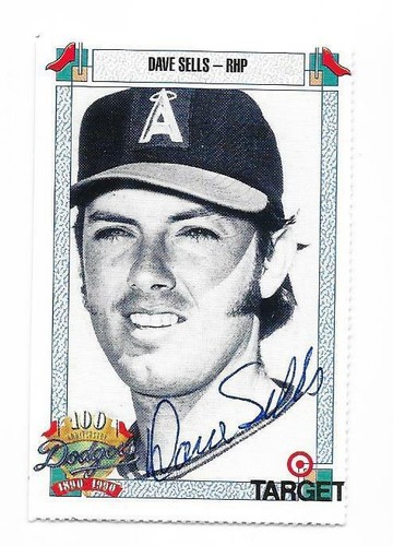 DAVE SELLS 1990 TARGET AUTOGRAPHED SIGNED # 718 DODGERS | eBay