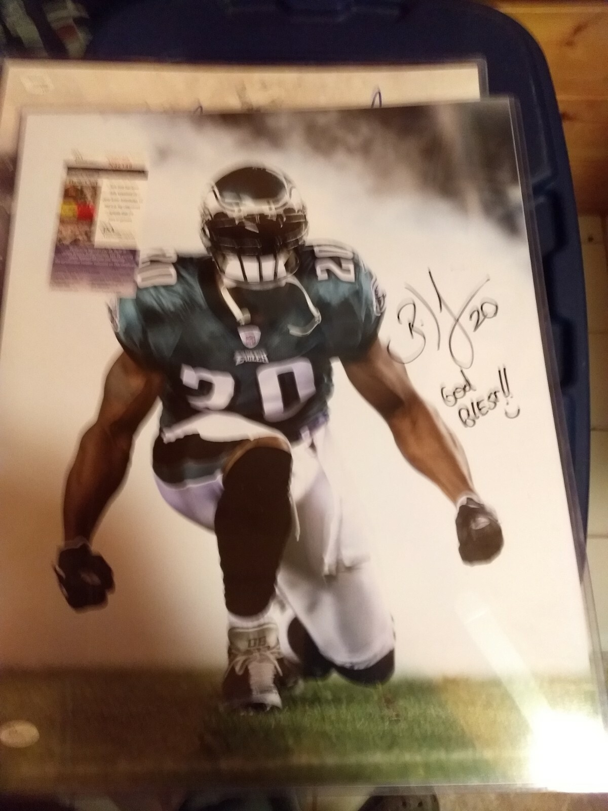 Brian Dawkins Autographed Memorabilia | Signed Photo, Jersey ...