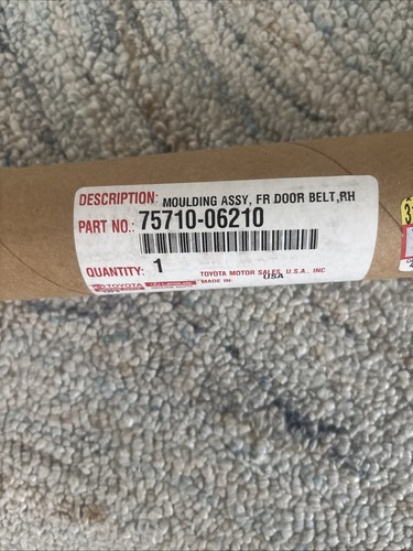 2018-2024 Toyota Camry 75710-06210 Molding Assembly Passenger Front ...