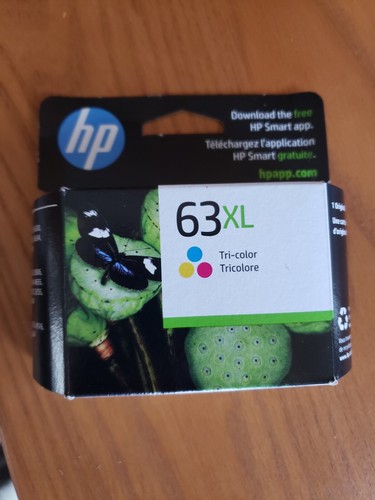 HP 63XL High Yield Tri-color Ink Cartridge (F6U63AN) 889296267416| eBay