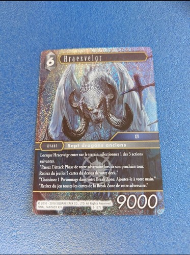 Hraesvelgr 6 127L Foil carte card final Fantasy 14 | eBay