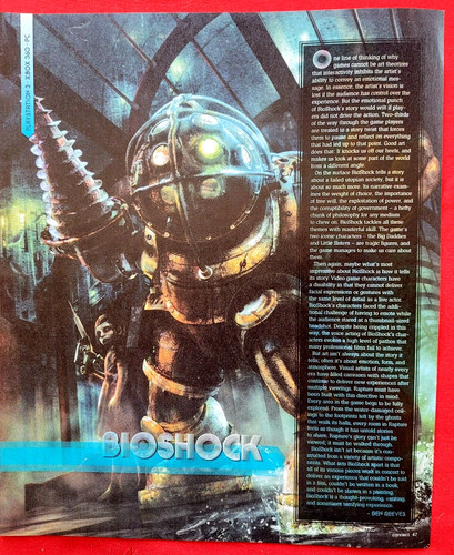 BIOSHOCK PlayStation 3 XBOX 360 PC Video Game = Promo Art PRINT AD | eBay