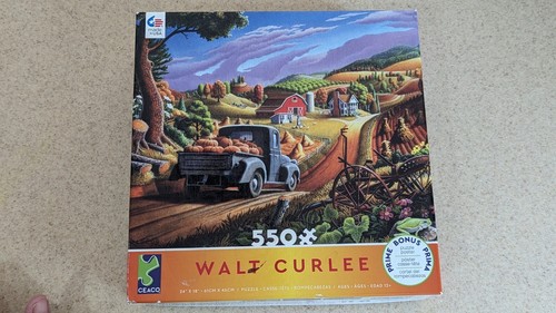 Ceaco Folk Art Autumn theme Puzzle 550 pc Walt Curlee Licensed Series 1 ...