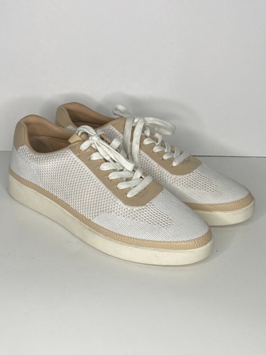 Vionic Women's Galia Knit White/Nude Sneakers sz 12w | eBay