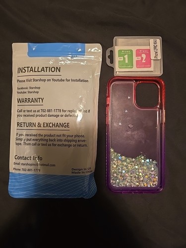 iphone 12 pro max diamond Pink/purple With Floating Hearts | eBay