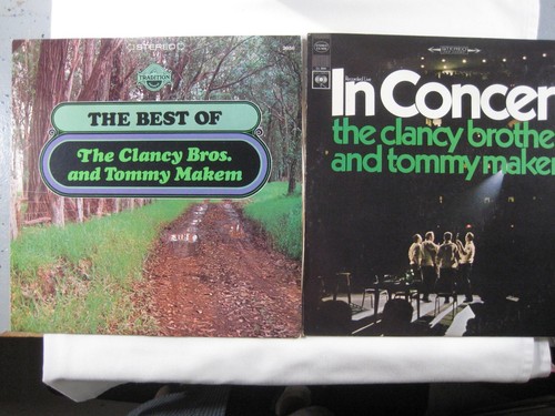 LP vinyl record Lot of 2 Clancy Brothers Tommy Makem Best of In Concert ...