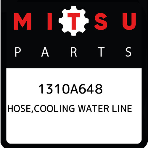 1310A648 Mitsubishi Hose,cooling water line 1310A648, New Genuine OEM ...