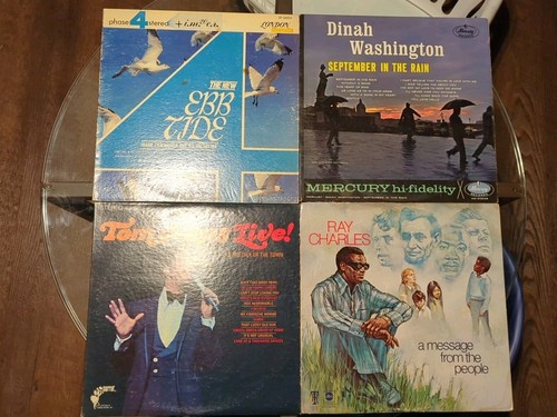 4 Vinyl LOT VINYL Tom Jones Ray Charles Frank Chacksfield Dinah ...