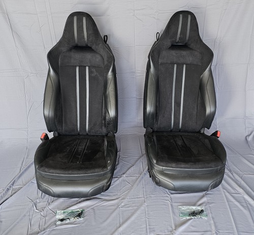 2019 Aston Martin Vantage Seats Solid Black With Hardware | eBay