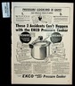 1973 Mirro-Matic Pressure Cooker Speed-Cooking Tenderizer Vintage PRINT ...