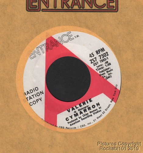 (Hear) 1971 Cymarron Soft Rock DJ M- 7.9945 (Valerie / Across the ...