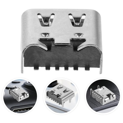 200PCS USB Type-C 6-Pin Female Socket: USB 3.1 Connector for Fast ...