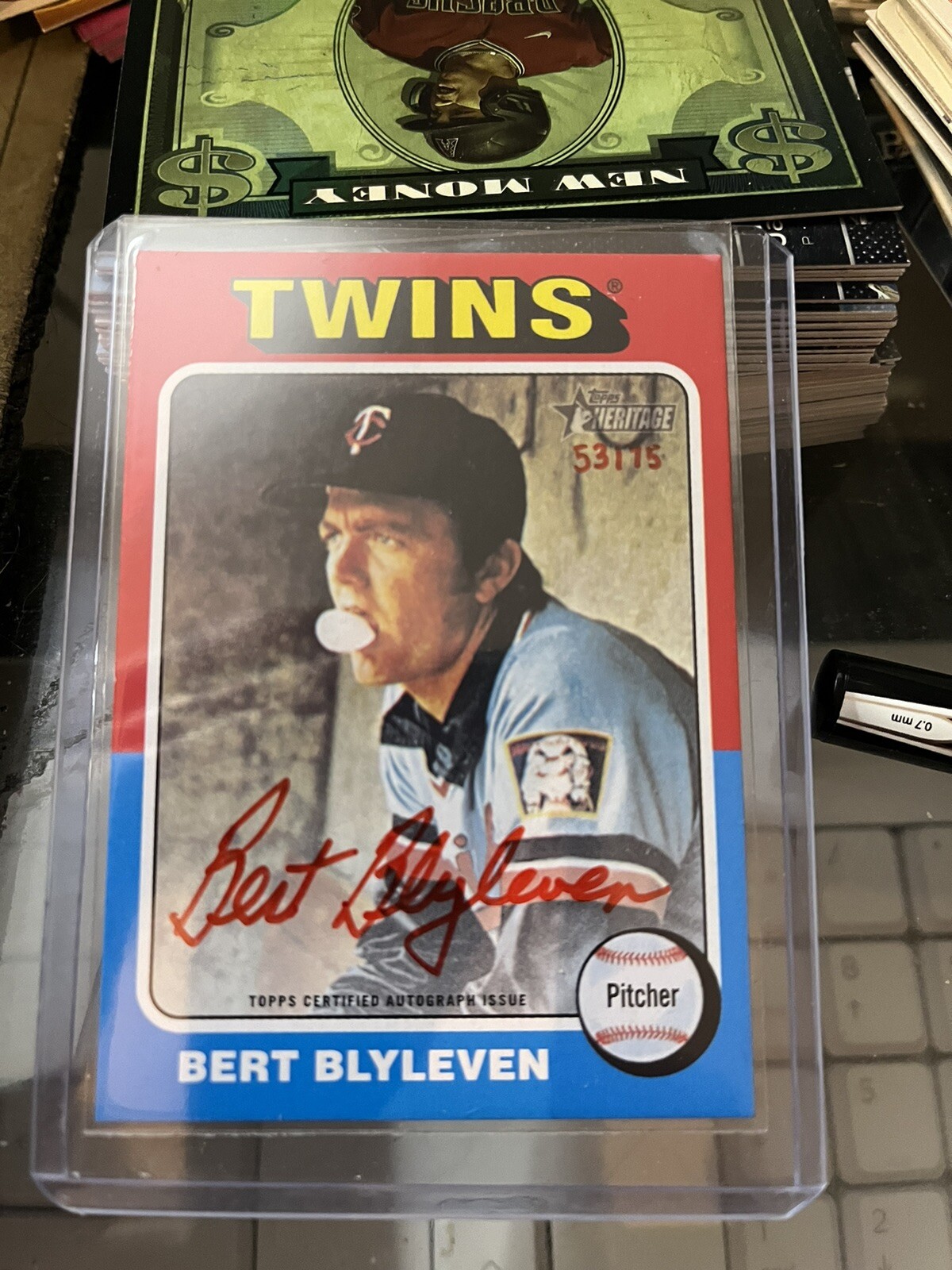 Bert Blyleven 2024 Topps Heritage #ROA-BBL Real One Autographs - Red ...