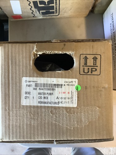 Detroit Diesel DDE RA4722002001 Reman Coolant Pump Variable Sp | eBay