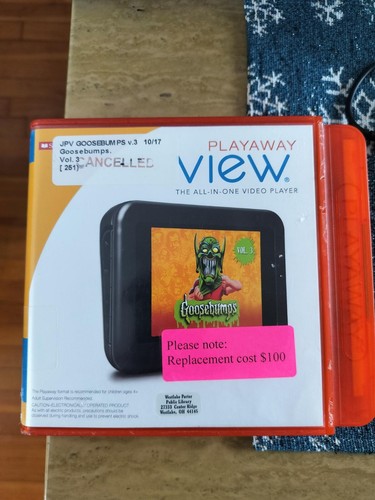 Goosebumps Vol 3 (ex-lib Playaway view) | eBay