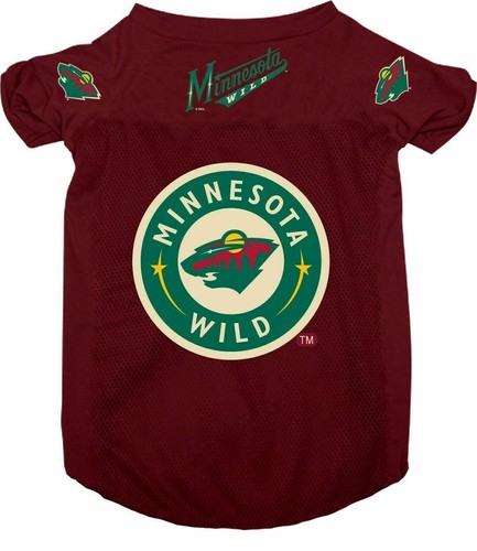 MINNESOTA WILD DOG CAT MESH HOCKEY JERSEY LARGE | eBay